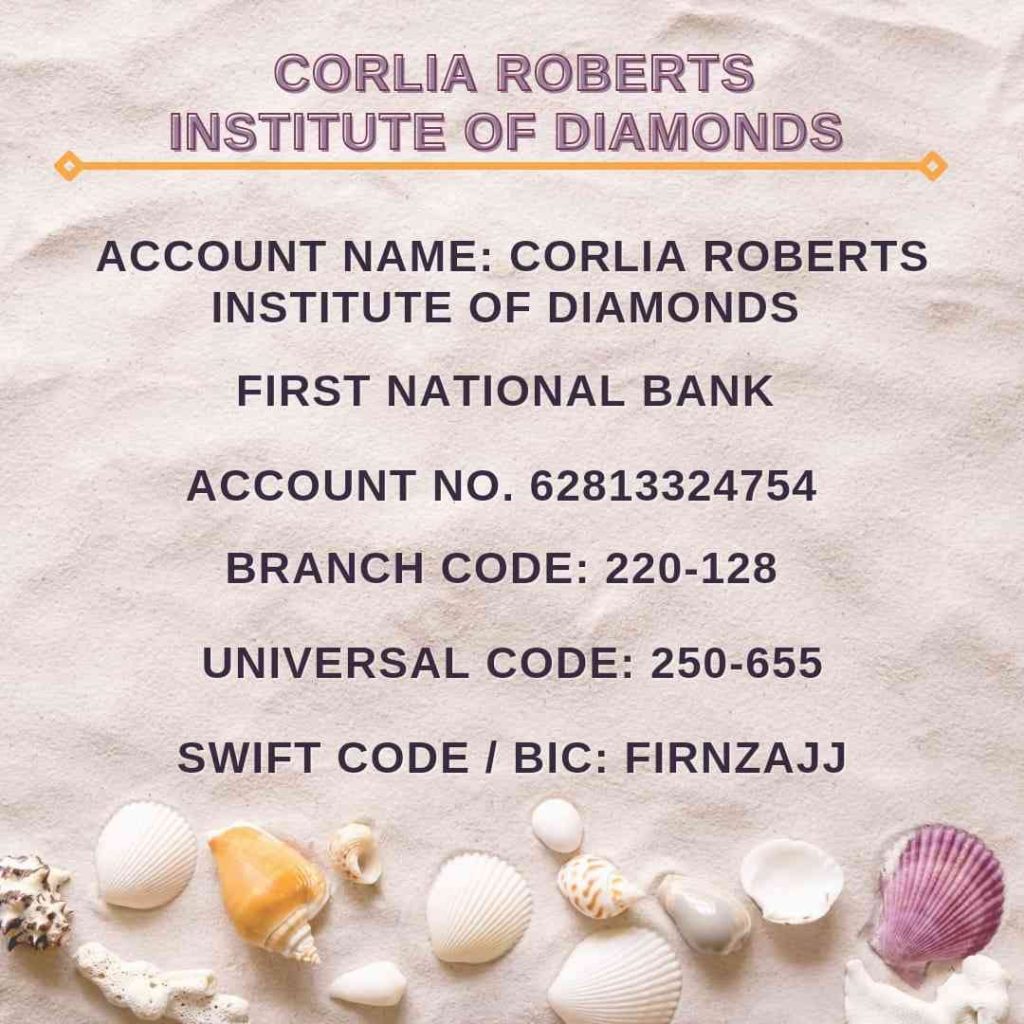 Course Fees - Corlia Roberts | Institute of Diamonds